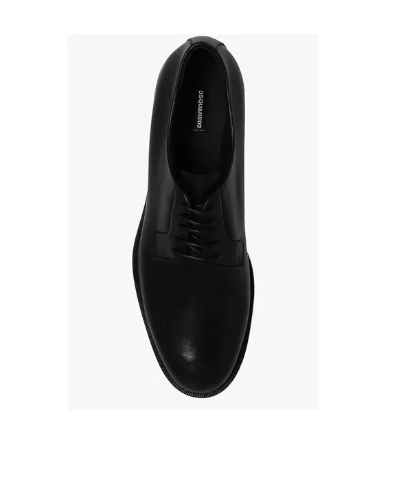 Dsquared2 Polished Finish Lace-up Derby Shoes