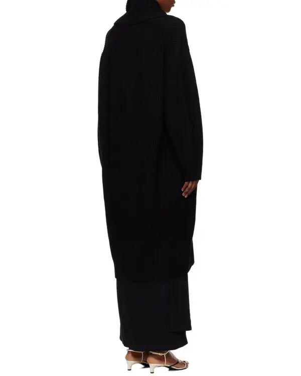 TOTEME Ribbed Shawl Collar Cardigan