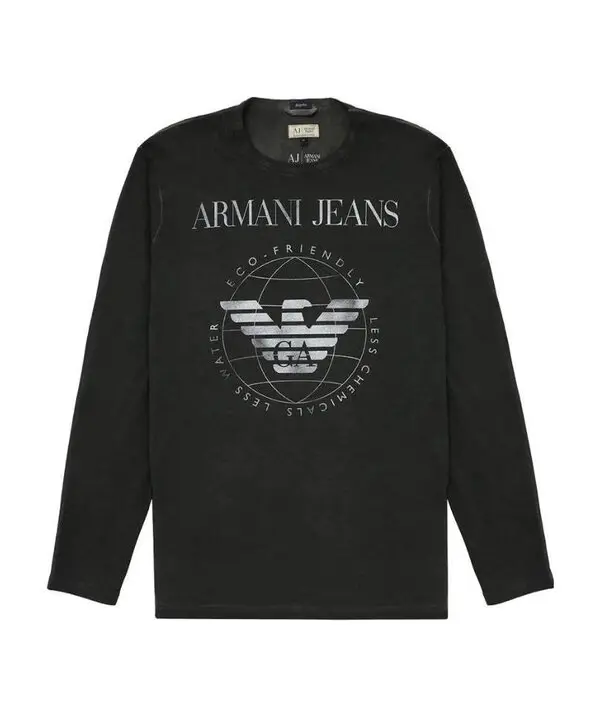 Emporio Armani Logo Details Long-sleeved T-shirt