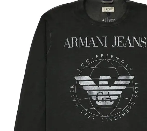 Emporio Armani Logo Details Long-sleeved T-shirt