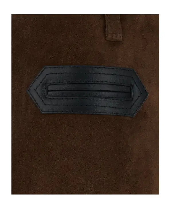Marni Zipped Mini Skirt In Suede
