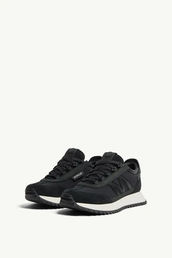 Moncler Pacey2 Suede Nubuck Sneakers - Black
