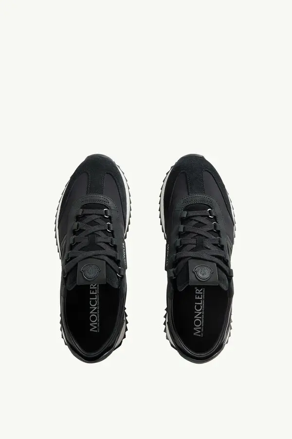 Moncler Pacey2 Suede Nubuck Sneakers - Black
