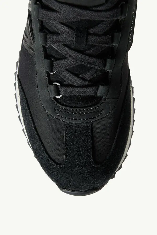 Moncler Pacey2 Suede Nubuck Sneakers - Black