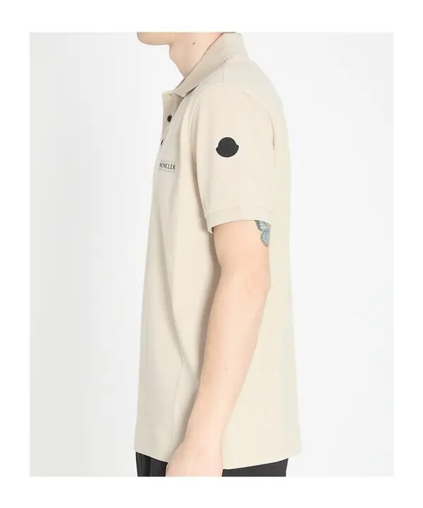 Moncler Logo Patch Short-sleeve Polo Shirt