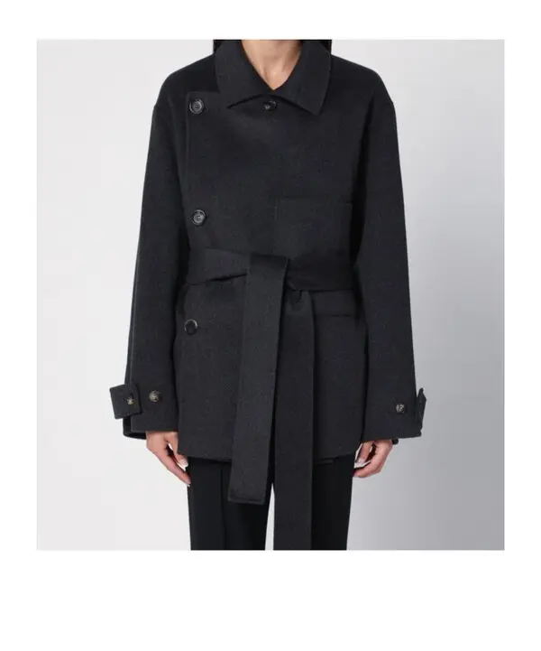Philosophy Di Lorenzo Serafini Double-breasted Coat With Belt