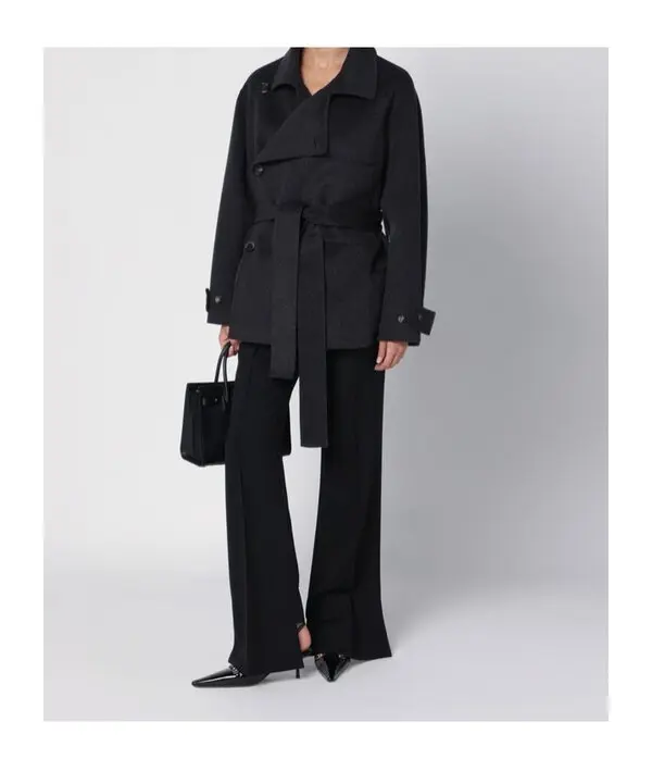 Philosophy Di Lorenzo Serafini Double-breasted Coat With Belt
