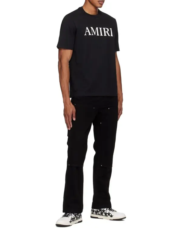 Amiri Logo Print T-shirt - Black