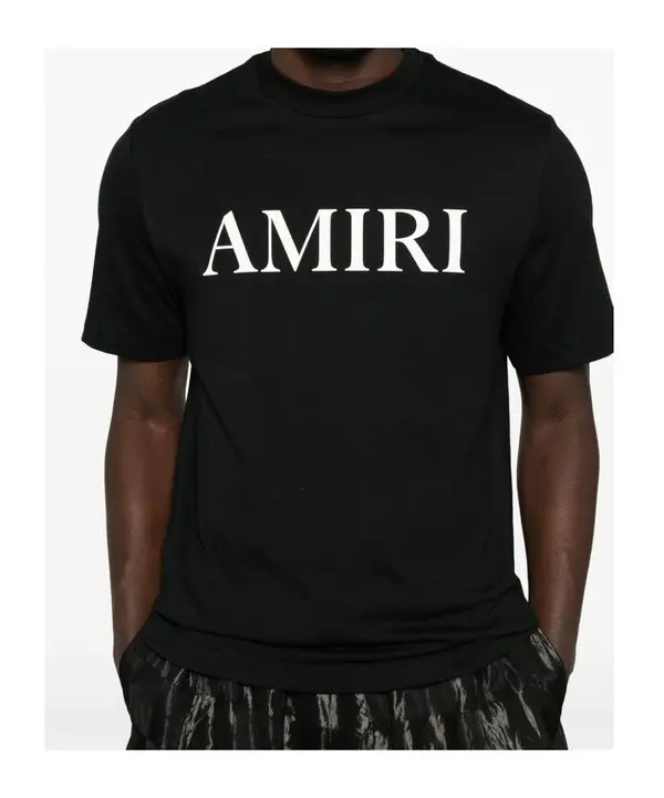 Amiri Logo Print T-shirt - Black