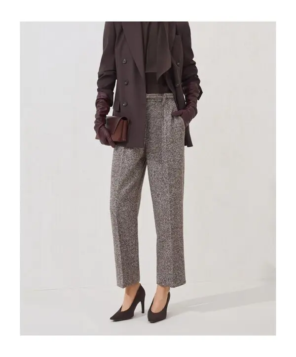Brunello Cucinelli Cropped Straight-leg Trousers