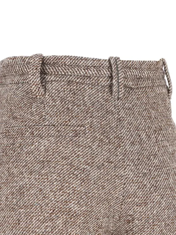 Brunello Cucinelli Cropped Straight-leg Trousers