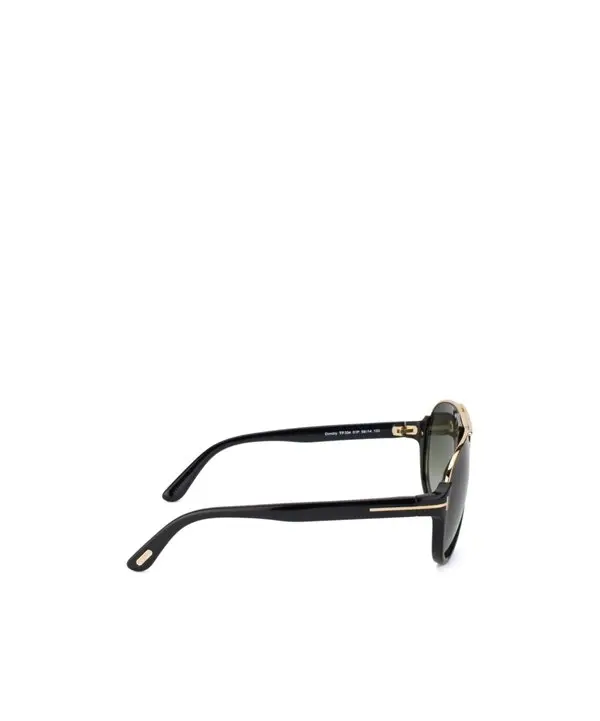TOM FORD Aviator Pilot Frame Sunglasses - Black