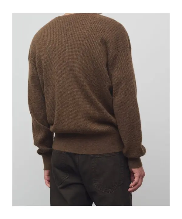 THE ROW Thayer Cashmere Silk V-neck Sweater