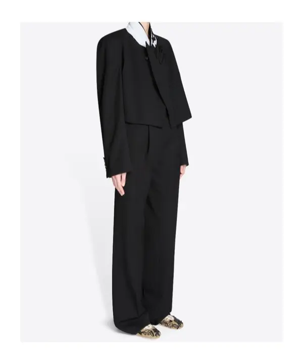 Dries Van Noten Tailored Pleated Straight-leg Trousers - Black