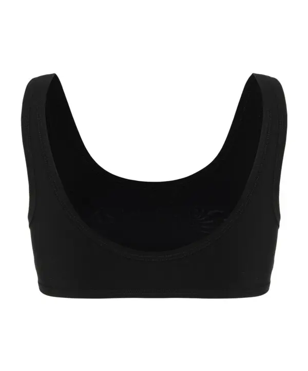 JIL SANDER Logo-printed Sports Bra - Black