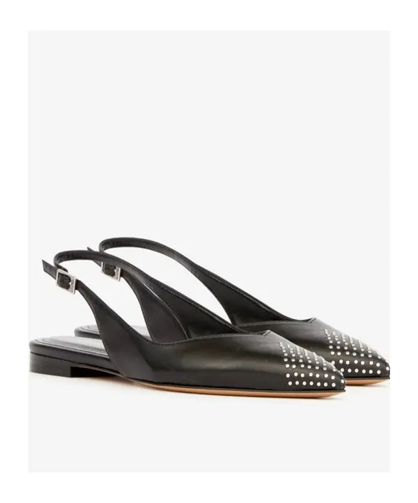 Isabel Marant Étoile Branee Ballet Flats With Stud Embellishments