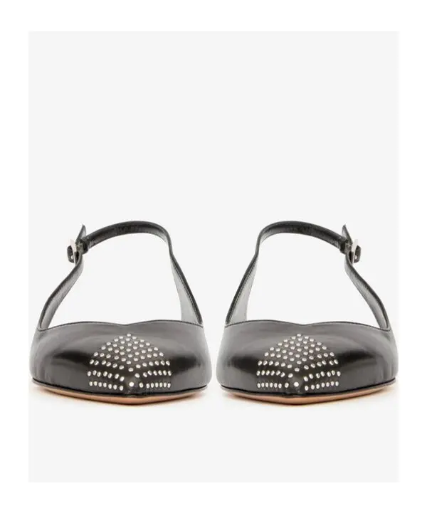 Isabel Marant Étoile Branee Ballet Flats With Stud Embellishments
