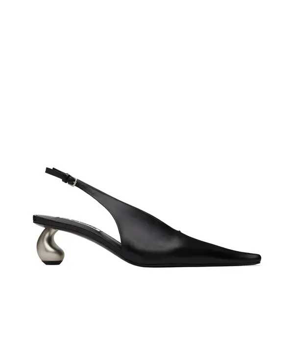 JIL SANDER 55mm Slingback Pumps - Black