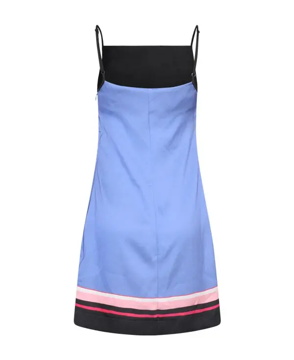Versace Graphic Print Sleeveless Mini Dress