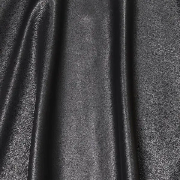 Balenciaga A-line Leather Skirt