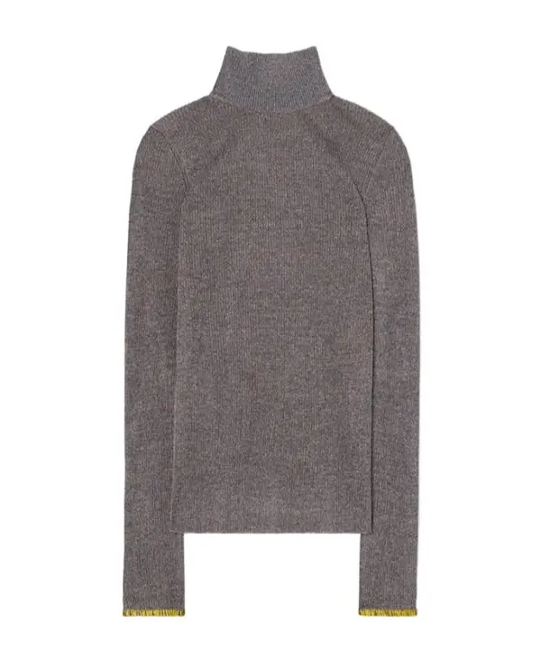 Tory Burch Metallic Lurex Turtleneck Jumper