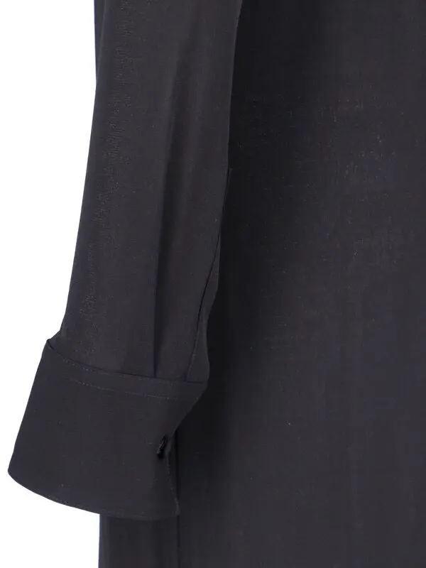 JIL SANDER Maxi Shirt Dress With Button Front And Classic Collar