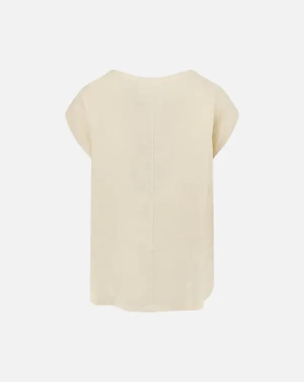 Aspesi Lace-up Short-sleeve Blouse