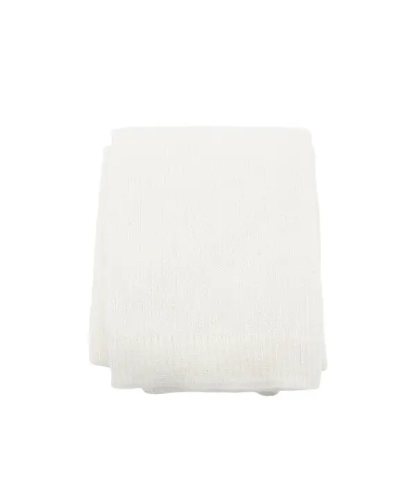 Fabiana Filippi Sequin Embellished Knitted Scarf - White
