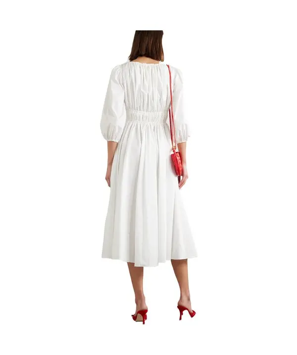 Altuzarra Pleated Midi Dress