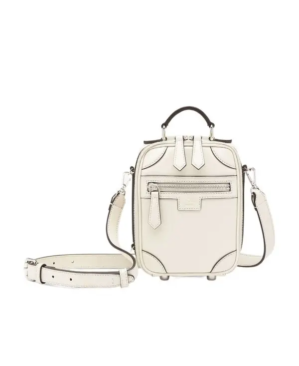 Fendi Travel Mini Crossbody Bag - White