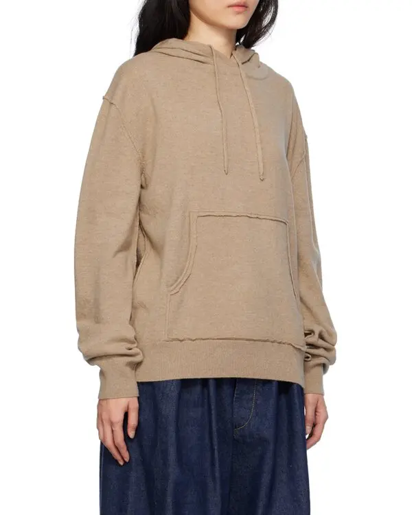 MAISON MARGIELA Knitted Drawstring Hoodie
