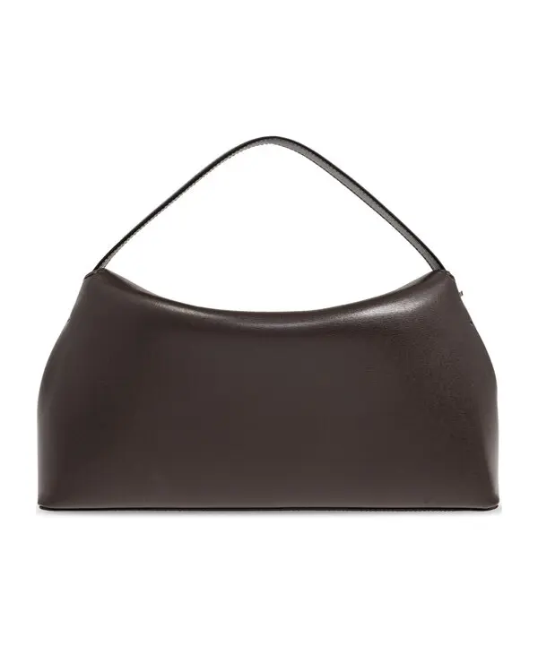 TOTEME T-lock Top Handle Medium Shoulder Bag - Black