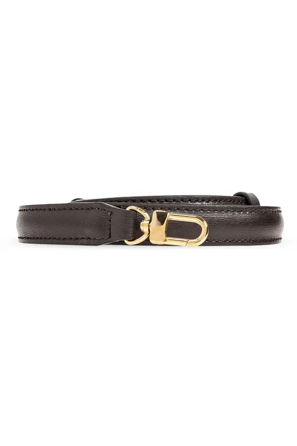 TOTEME T-lock Top Handle Medium Shoulder Bag - Black