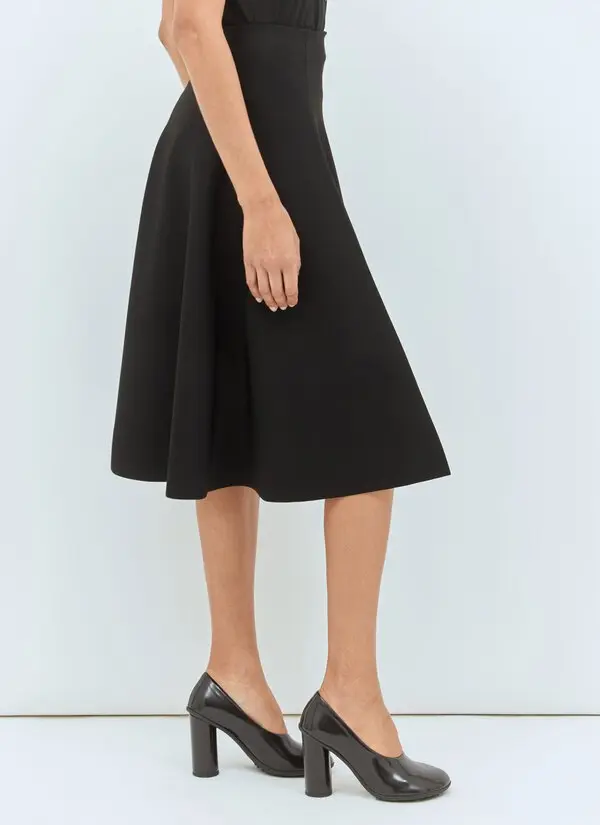 THE ROW Harley Mid-rise Midi Skirt