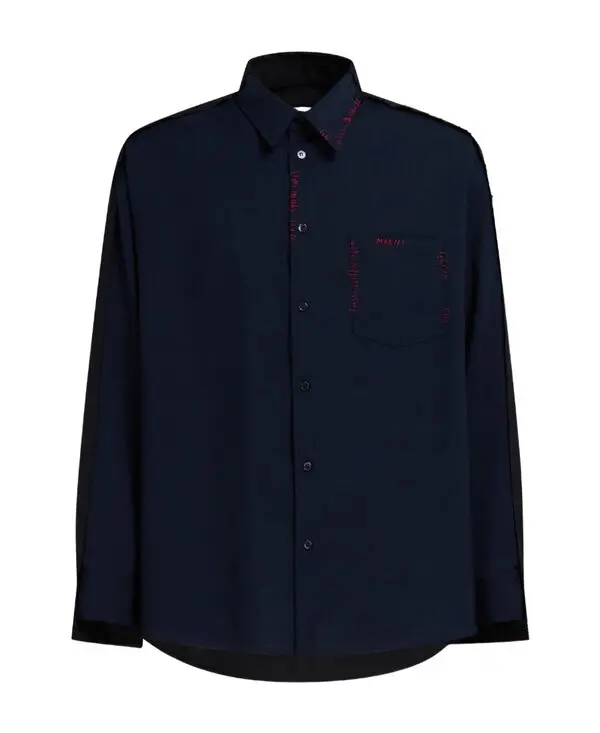Marni Raw Cut Boxy Shirt