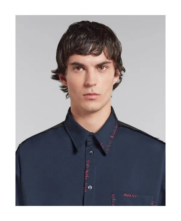 Marni Raw Cut Boxy Shirt