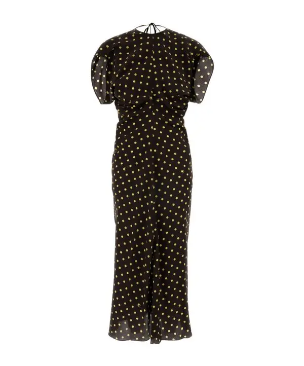 Marni Printed Flared Crepe Dress