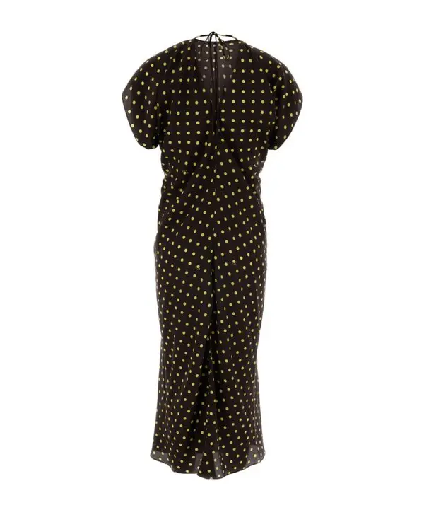 Marni Printed Flared Crepe Dress