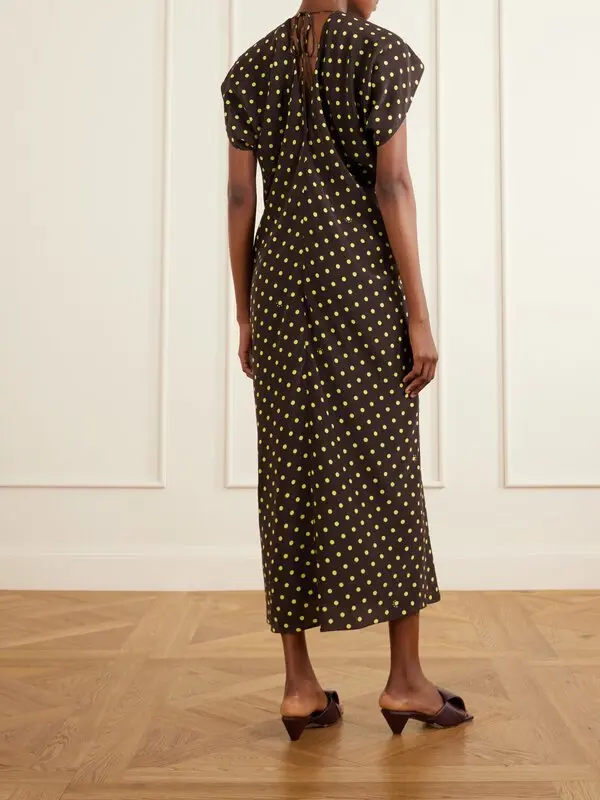 Marni Printed Flared Crepe Dress - No