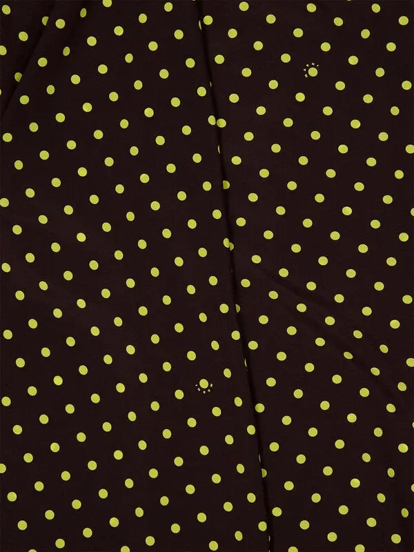 Marni Printed Flared Crepe Dress - No