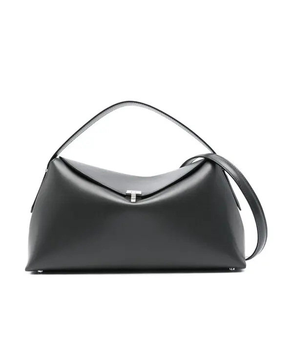 TOTEME T-lock Shoulder Bag - Black
