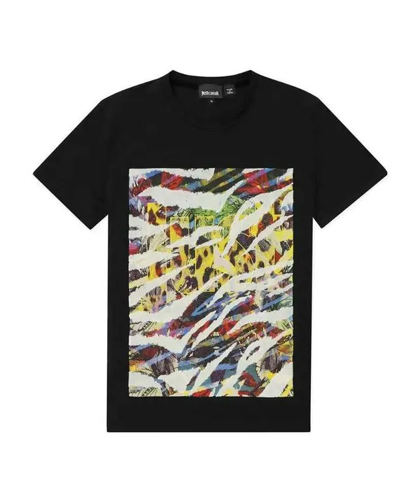 Just Cavalli Printed T-shirt With Round Neck