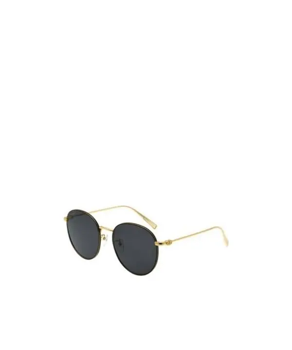 FERRAGAMO Round Frame Sunglasses - Black