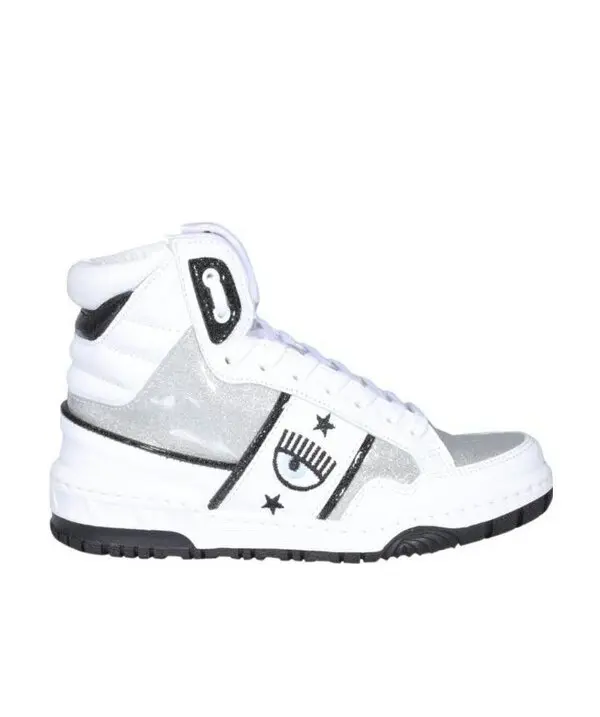 CHIARA FERRAGNI Cf-1 High-top Sneakers - White