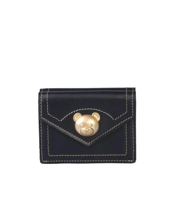 Moschino Logo Wallet - Black