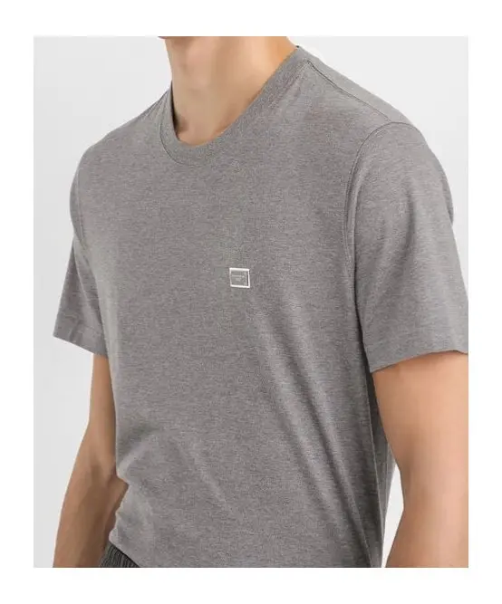 Dolce & Gabbana Dolce Gabbana Logo Tag Crewneck T-shirt - Grey