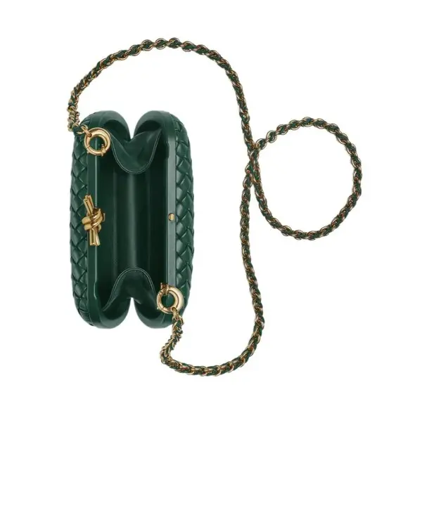 Bottega Veneta Knot Shoulder Bag - Green