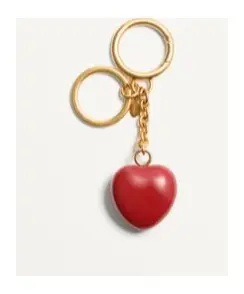 Valentino Garavani Coeur Royal Logo Plaque Keyring
