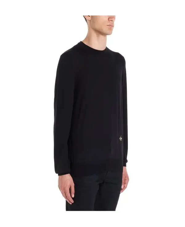 Dior Bee Embroidered Pullover - Black