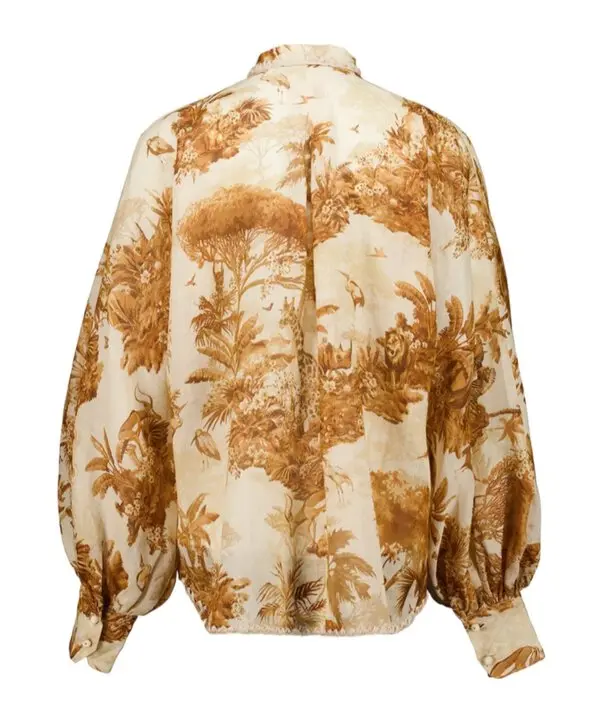 Zimmermann Safari Print Blouse